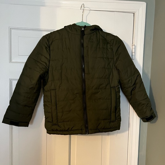 Faded Glory | Jackets & Coats | Puffy Green Jacket | Poshmark